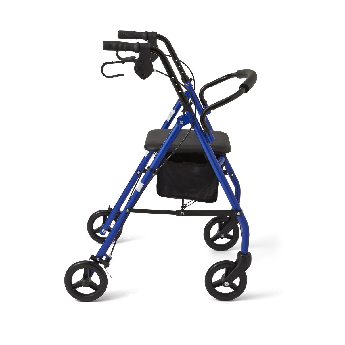 Basic Steel Rollator (Blue) – MEDCHOICE MEDICAL SUPPLIES